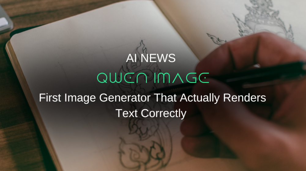 Qwen-Image AI Breakthrough: First Image Generator That Actually Renders Text Correctly in ...